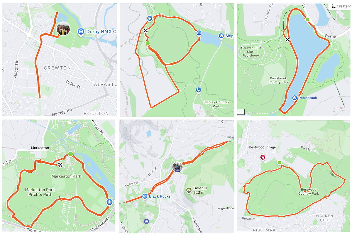 What shape is your parkrun? | Derwent Valley Orienteers
